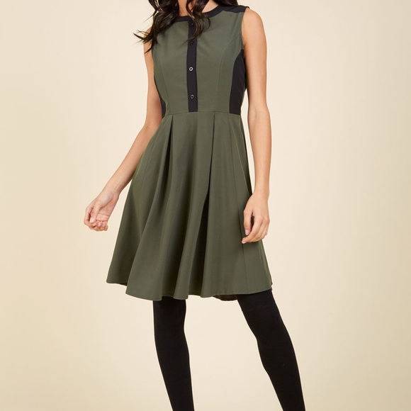 Modcloth | Dresses | New Modcloth Business Over Bianco Shirt Dress ...